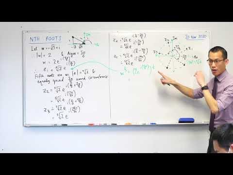 Nth Roots of a ℂ Number (2 of 2: Example problem)
