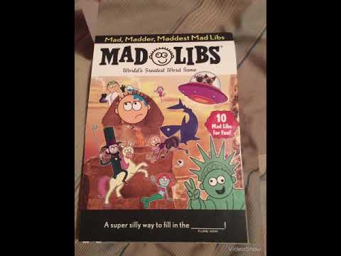MAD LIBS MAD, MADDER, MADDEST MAD LIBS! 10 MAD LIBS FOR FUN MEGA BOOK!