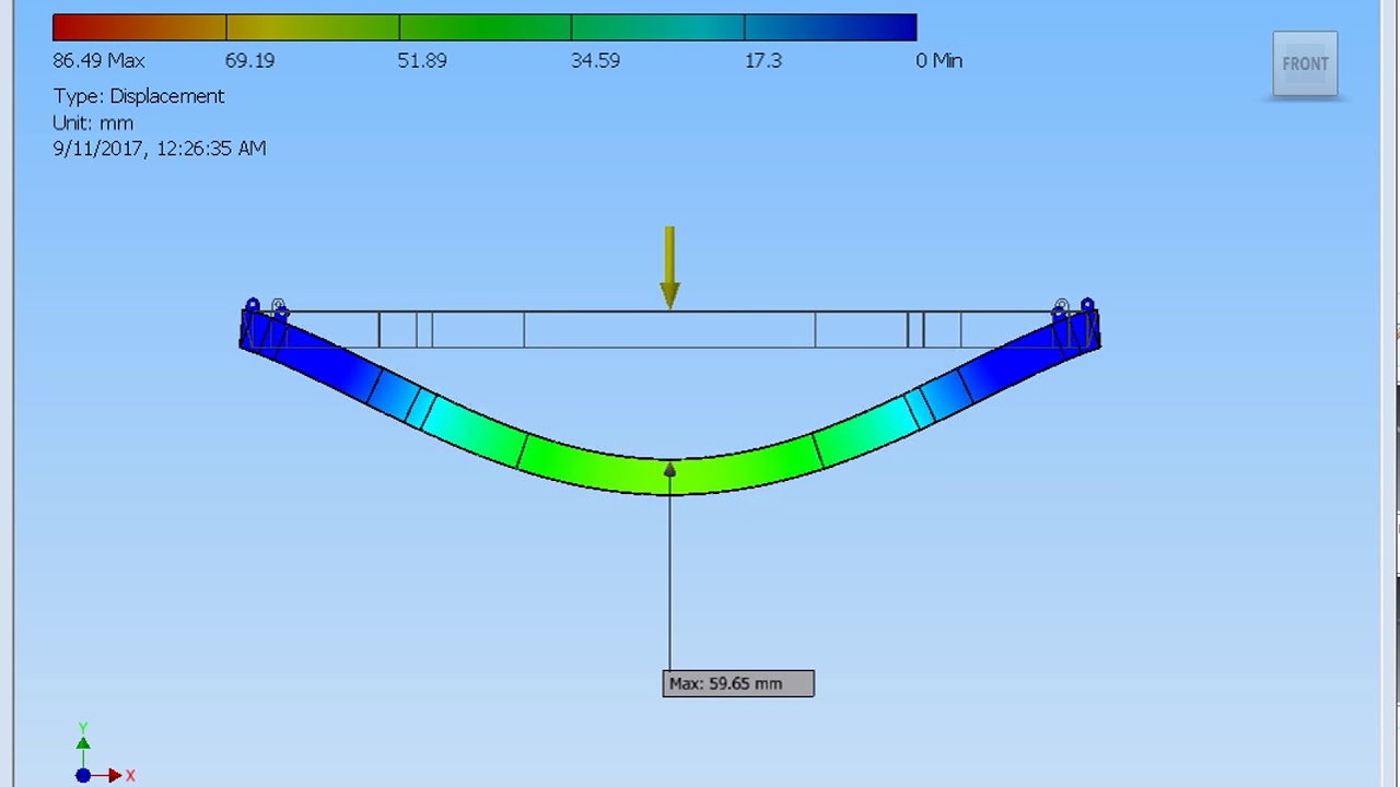 Sample Spreader Beam Analysis