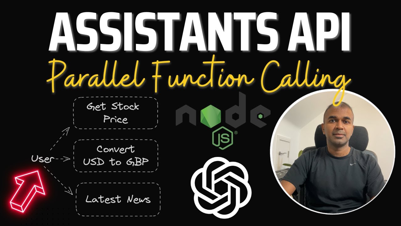 OpenAI Assistants API Parallel Function Calling + Node.js 🤯 Custom GPT 🚀 (Step-by-Step Tutorial)