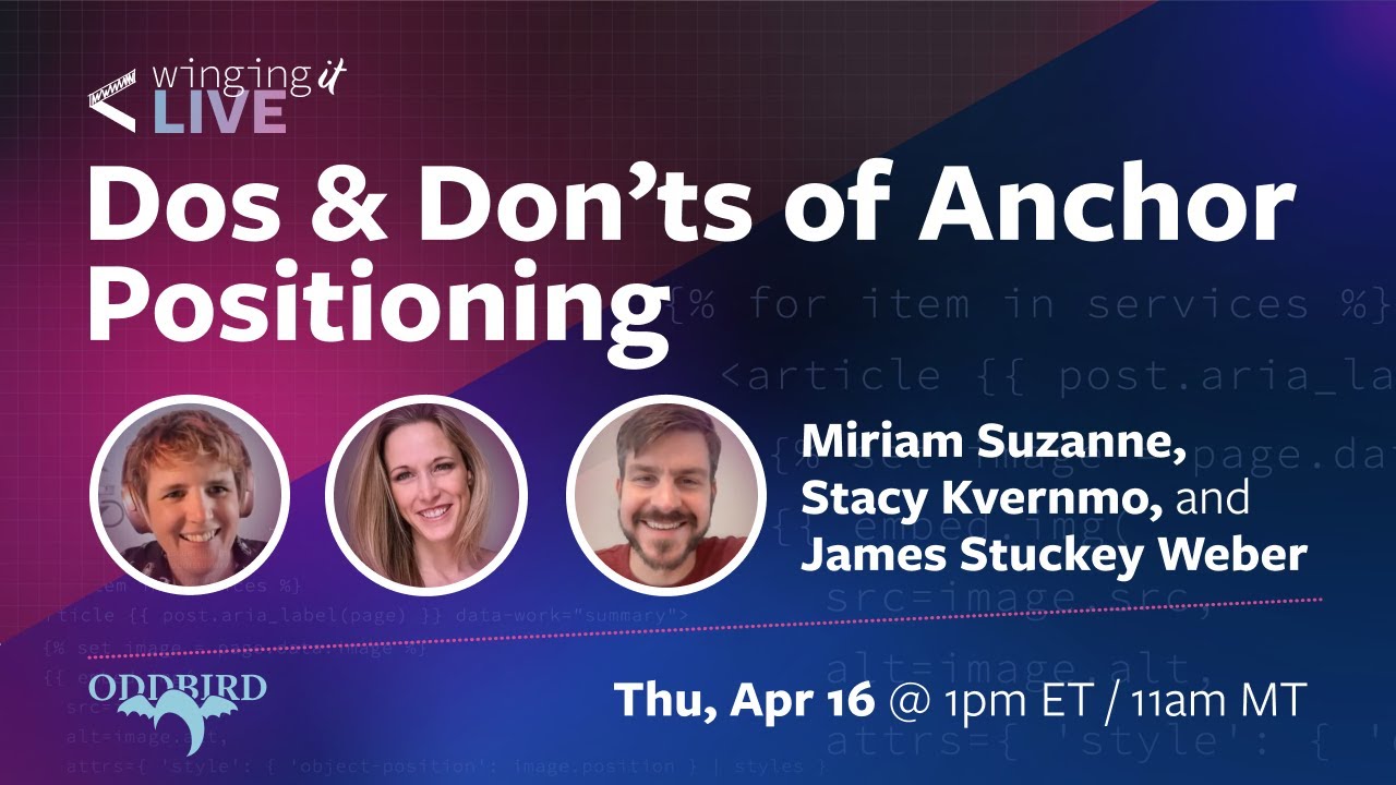 Dos & Don’ts of Anchor Positioning