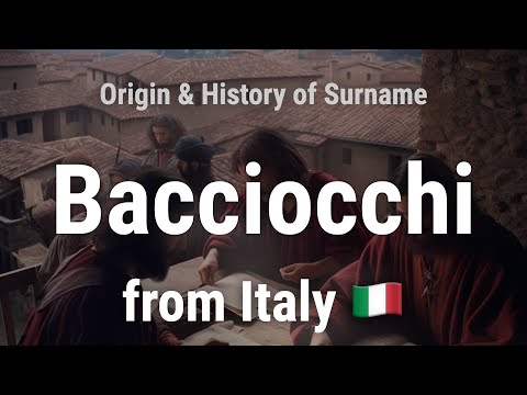 Bacciocchi from Italy 🇮🇹 - Meaning, Origin, History & Migration Routes of Surname
