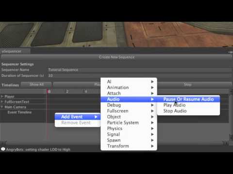 Unity Cutscene Creator uSequencer Tutorial