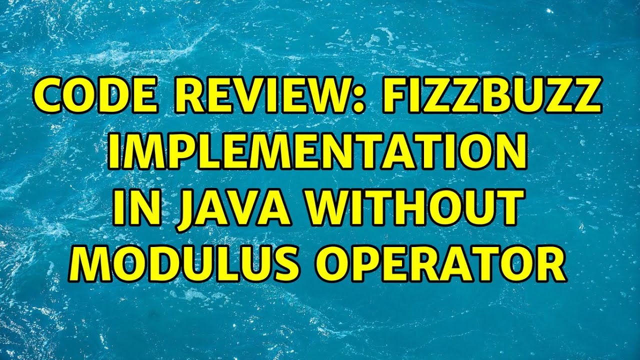Code Review: FizzBuzz implementation in Java without modulus operator (3 Solutions!!)