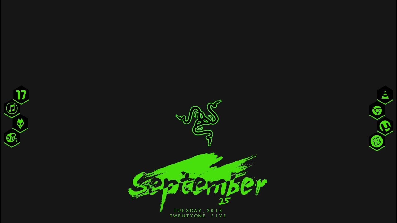 Razer Desktop | Rainmeter | Simple Desktop