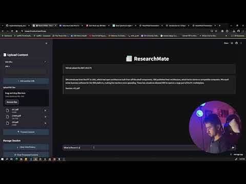 ResearchMate - Backdrop Build