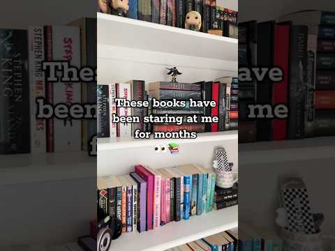 Physical TBR shelf is out of control lets face it together 😅 #TBRList #booktube #physicaltbr