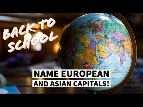Teenager tries to name all European and Asian Capitals - Sporcle