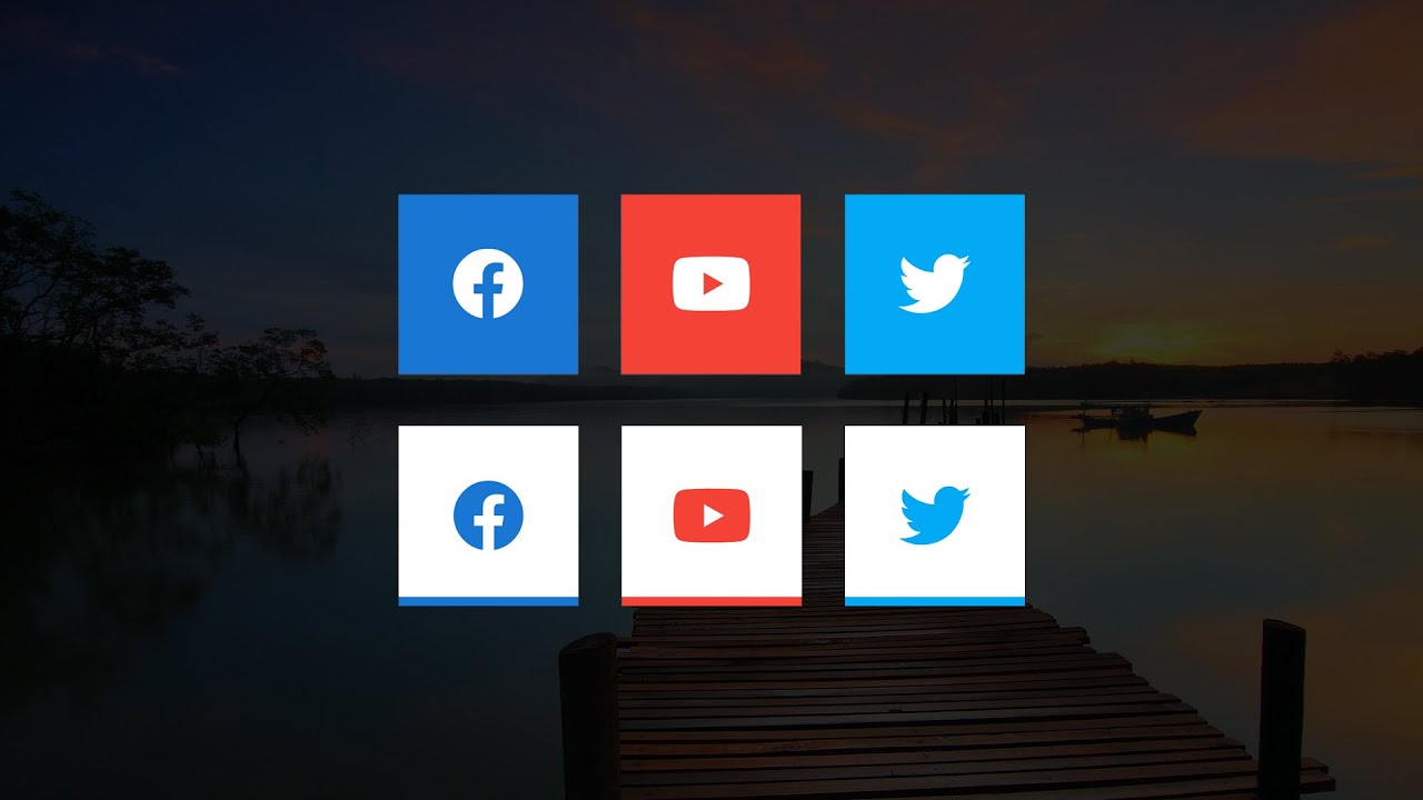 How To Make Hover Effect For Icons On The Website Using HTML And CSS
