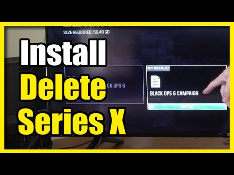 How to Install or Delete Parts of Call of Duty Black Ops 6 on Xbox Series X
