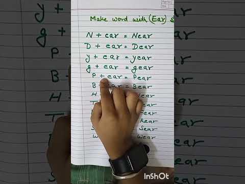 words with ear #english #kidslearningvideos #education #wordswithear