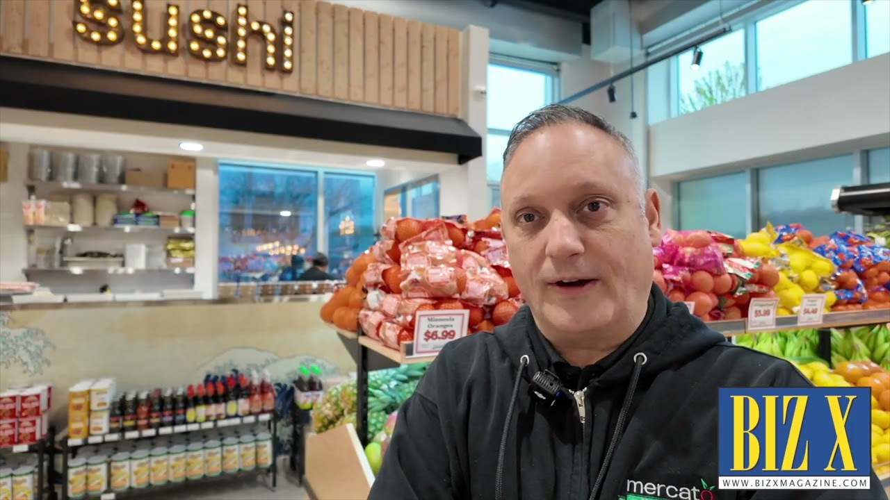 BIZ X VIDEO SERIES MERCATO FRESH GRAND OPENING AMHERSTBURG by Windsor Aerial Drone Photography.