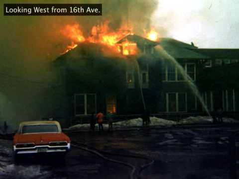 Hibbing MN, Brooklyn school destroyed by fire in 1973