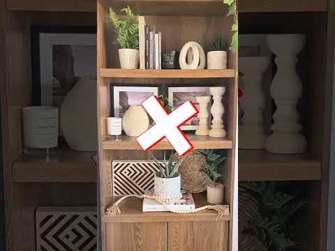 HOW TO DECORATE SHELVES | EASY | HOME DECOR | INTERIOR STYLING | HOME OFFICE