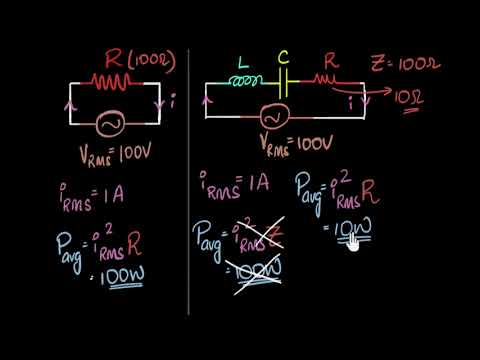 What is power factor? (Power in AC circuits) | Alternating current | Physics | Khan Academy