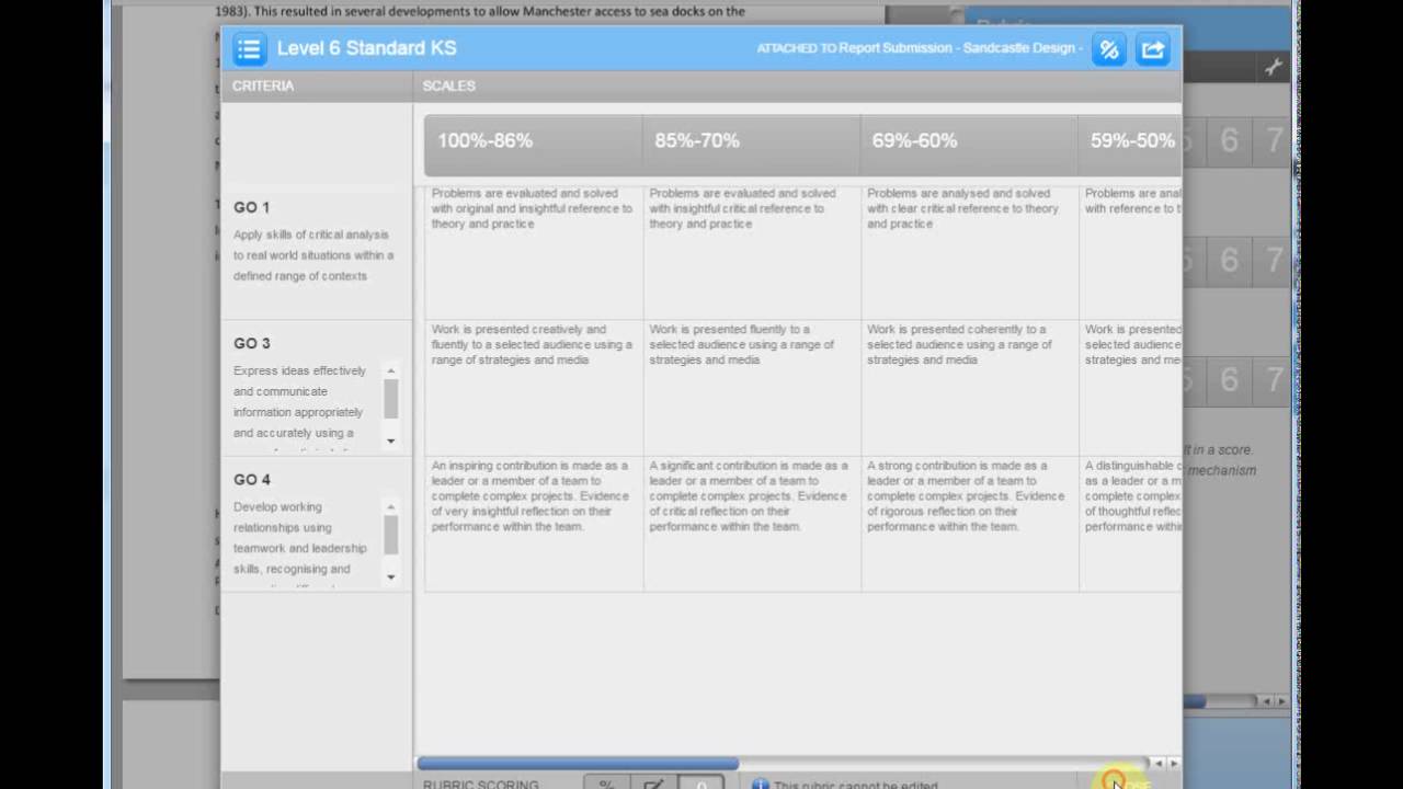 #294 Marking with Turnitin [3/4]: Using a marking rubric