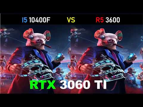 i5 10400F vs R5 3600 - RTX 3060 Ti - Gaming Comparisons
