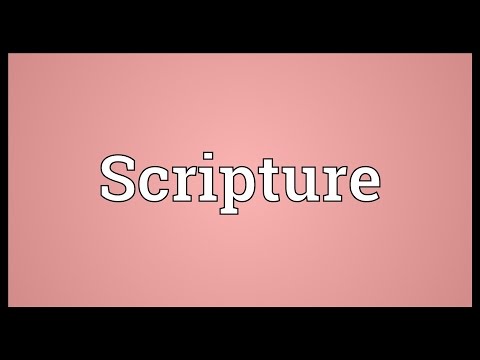 Scripture Meaning