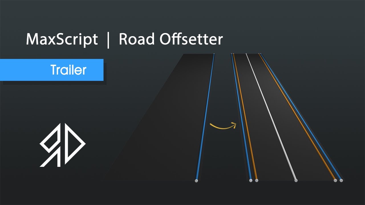 Road offsetter  3Ds Max - MaxScript