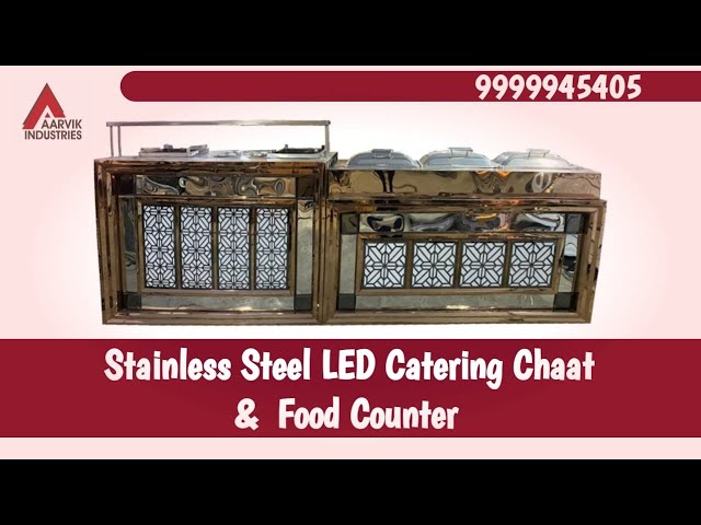 Display Counter - Latest Design Of Stainless Steel LED Catering Fruit ...