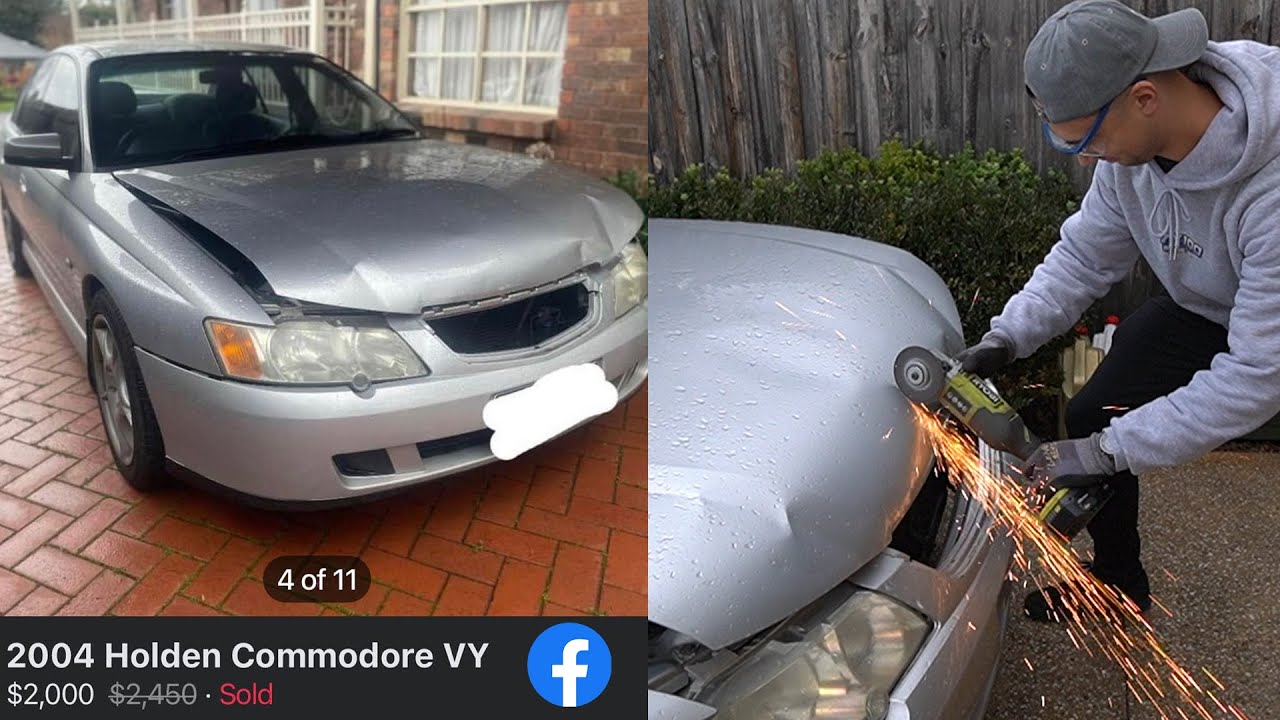 REBUILDING A WRECKED HOLDEN COMMODORE FROM FB MARKETPLACE