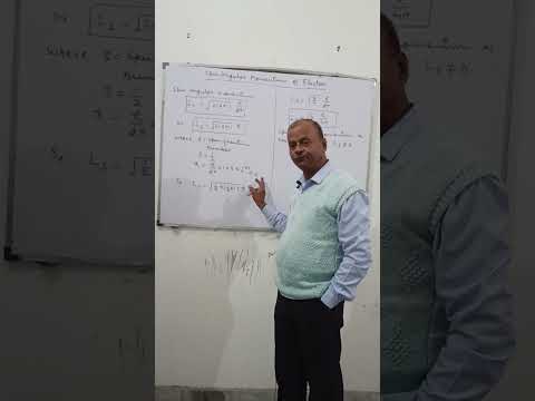 Spin angular momentum of electron/formula/ #youtubeshorts