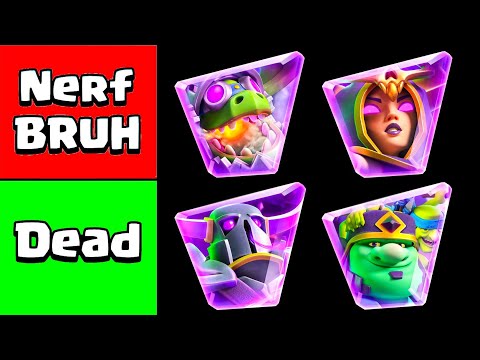 I Ranked EVERY Evolution in Clash Royale from WORST to BEST