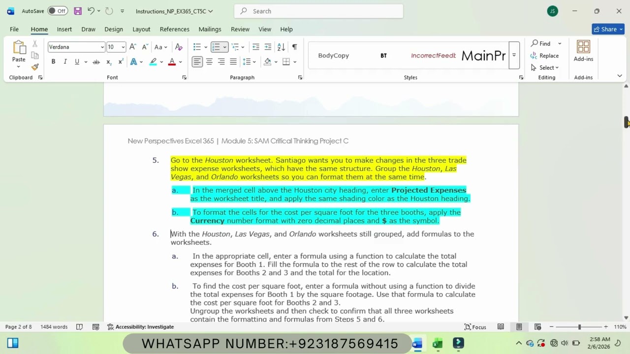New Perspectives Excel 365 | Module 5: SAM Critical Thinking Project C Cierva Systems
