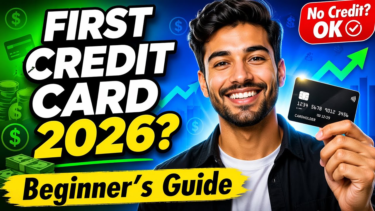 How to Get Your First Credit Card in 2026 – Beginner’s Guide (Best Cards) 
