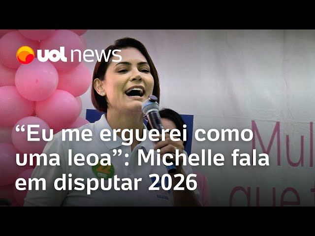 Michelle diz a jornal que vai disputar 2026 se for 'vontade de Deus'