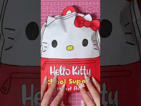 hello kitty blind bag! ππ #asmr #sanrio #hellokitty #craft #diy #kawaii #papercraft #kpop#blindbag