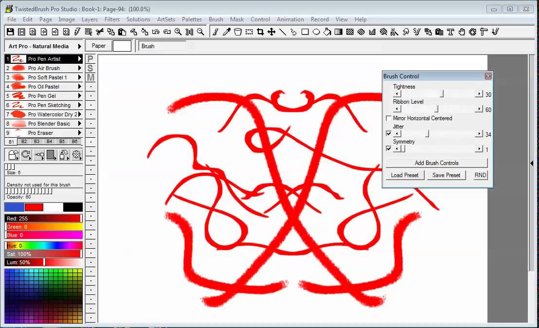 TwistedBrush Pro Studio - Add Brush Controls