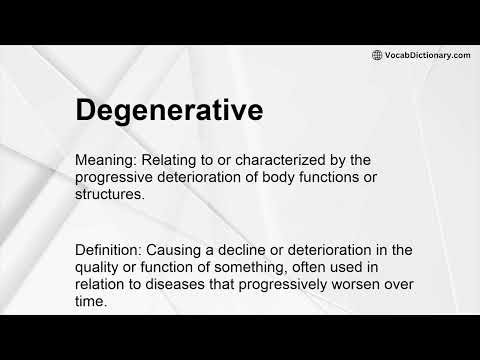 Degenerative Meaning
