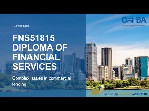 FNS51815 Diploma of Financial Services