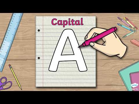 How to Write the Letter A | Handwriting Guide | Twinkl Kids Tv