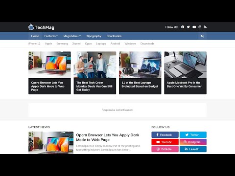 TechMag - Professional Blogger Template