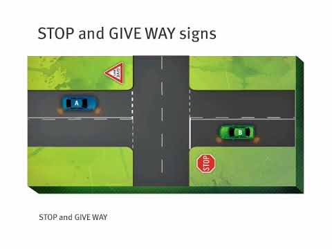 Queensland Road Rules – giving way