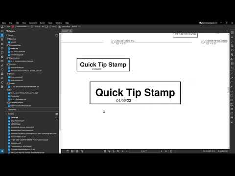 How to create a custom stamp in Bluebeam Revu