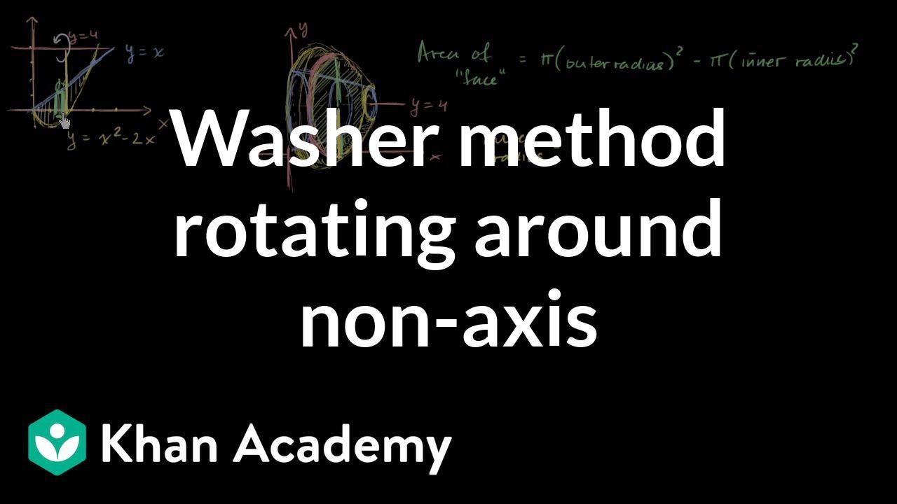 Understanding the Washer Method for Volume Calculation in Calculus ...