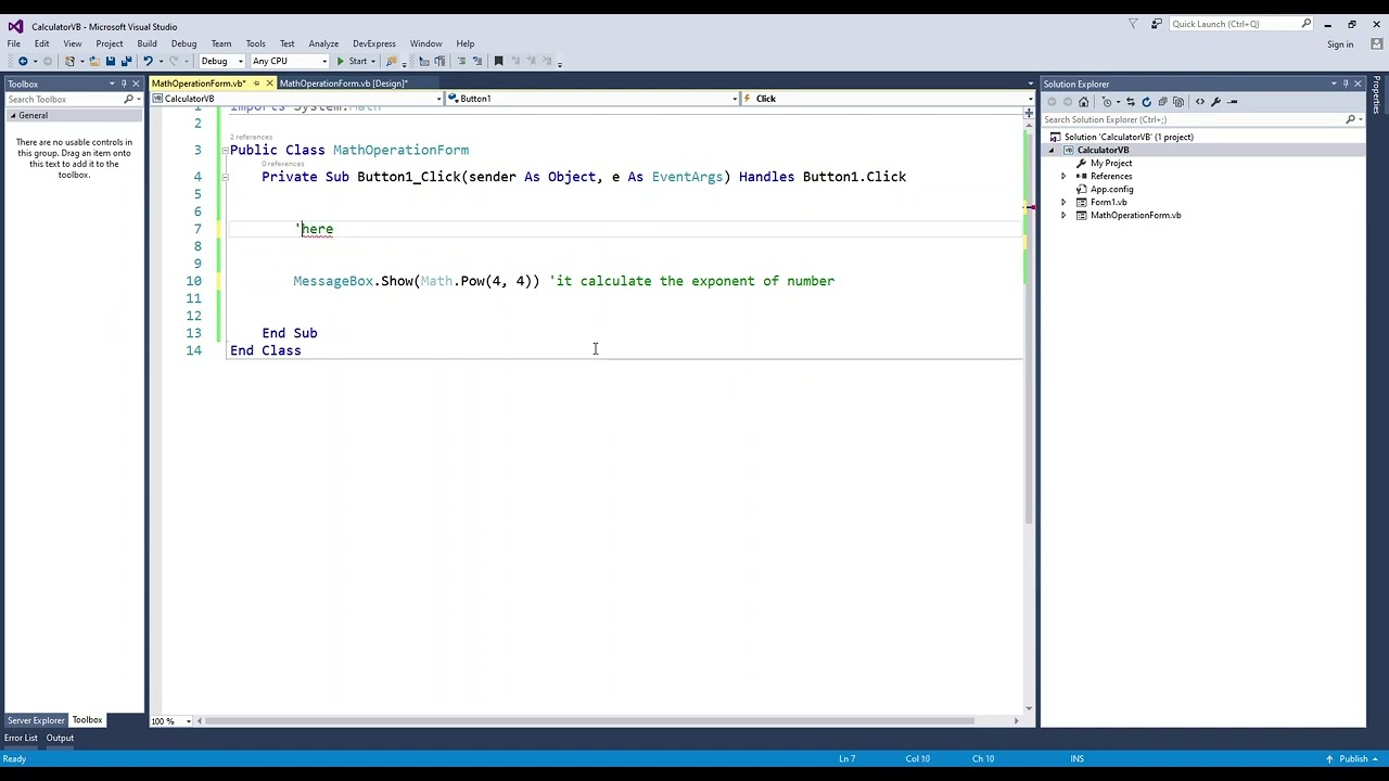 Math functions - Visual Basic - Microsoft Learn