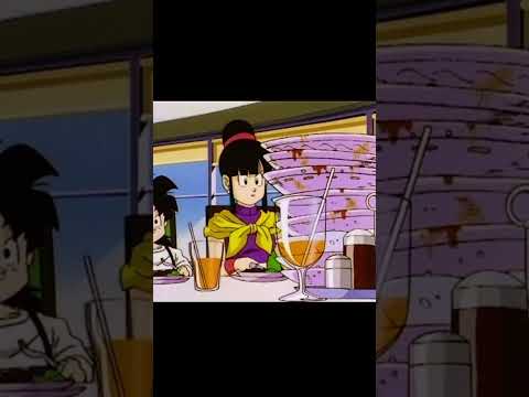 Chi chi roasts Goku for eating too much