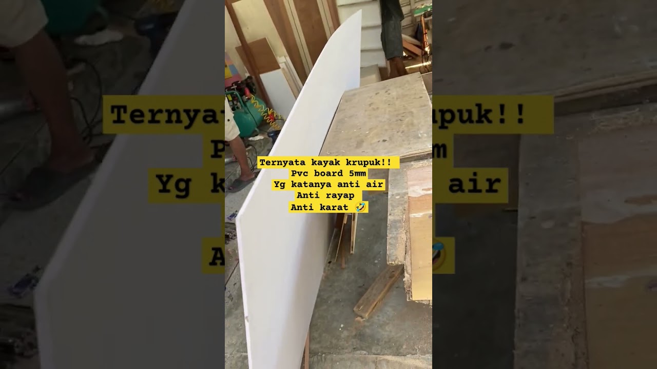 Ternyata tidak seperti yg saya bayangkan pvc board