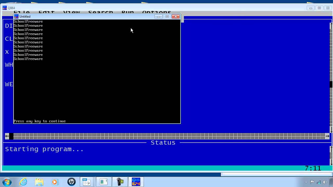 QBasic Tutorial 9 - While Loop - QB64