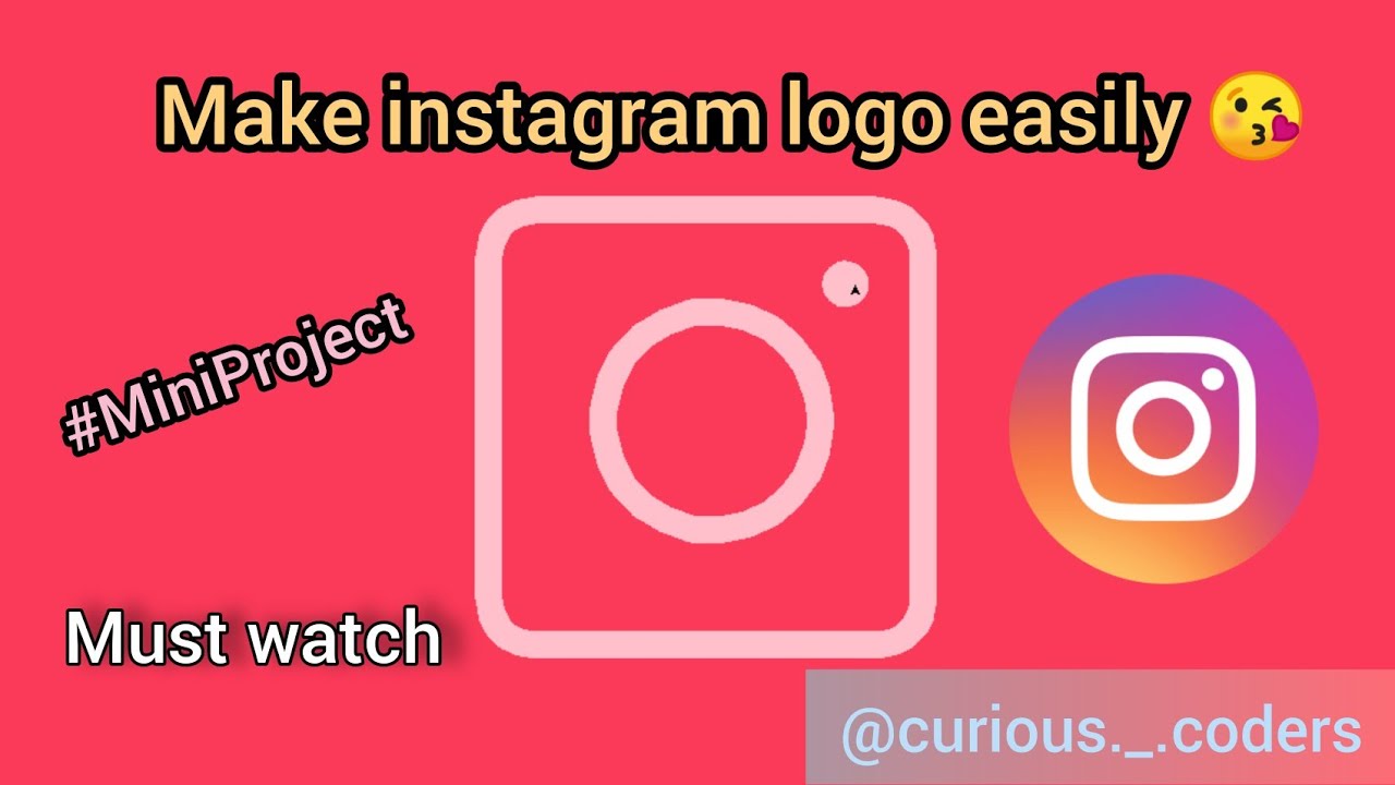 Create instagram logo using python turtle | Python turtle | Curious coders