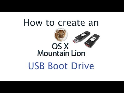 How to create an OS X Mountain Lion USB Install Drive