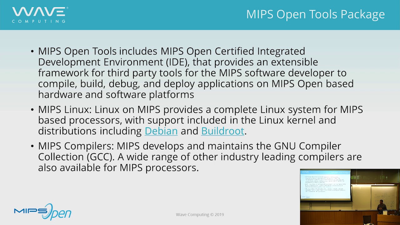 Stanford Seminar - MIPS Open, Wave Computing