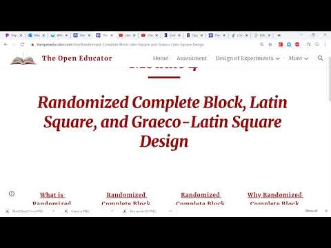 Randomized Complete Block Design of Experiments RCBD DOE Explained with Example Using Minitab