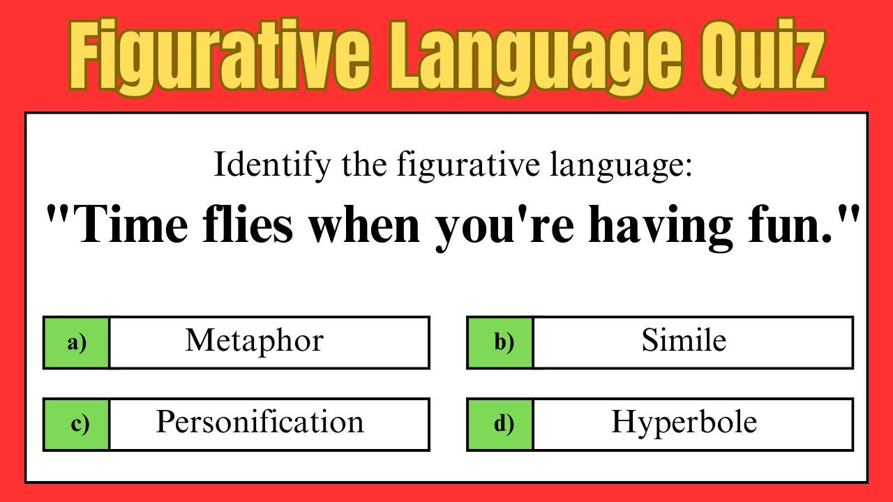 Figurative Language Quiz