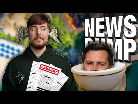 Mr. Beast Sued for Chronic Mistreatment?! JD Vance Sinks Lower?! - News Dump