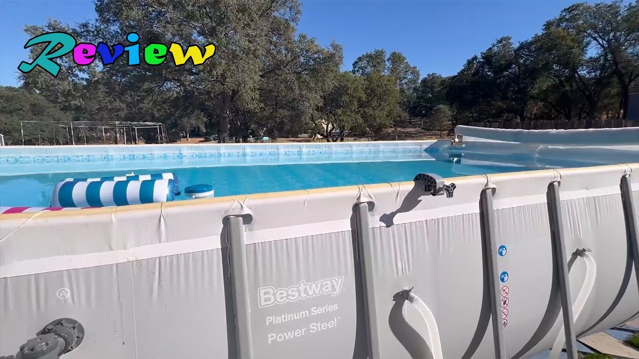 Review of the Bestway 31'4 x 16' x 52 swimming pool , Updated after 1 year